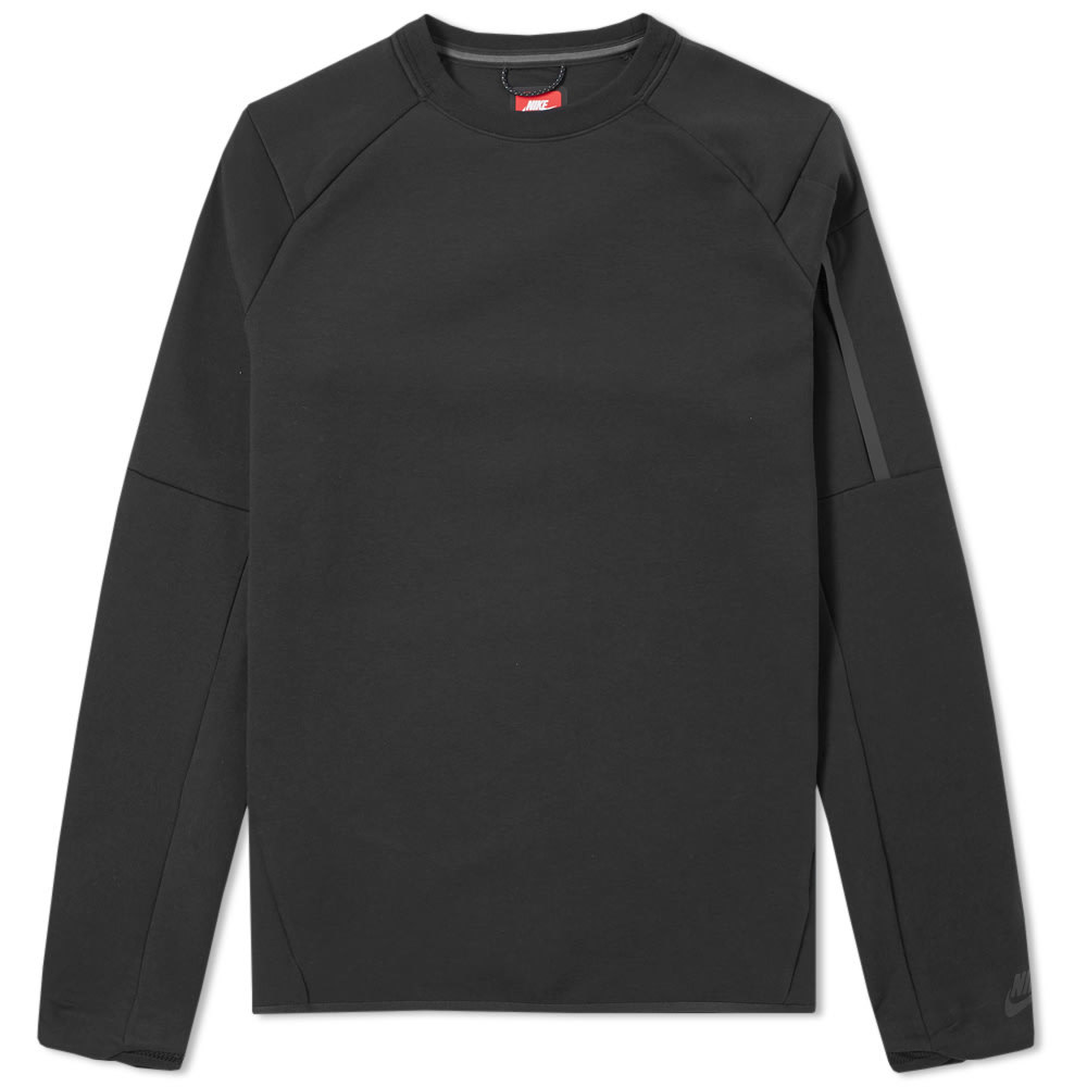 Nike Tech Fleece Crew Sweat Black Nike