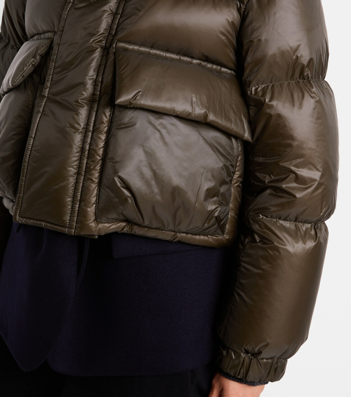 Sacai Layered wool down jacket Sacai