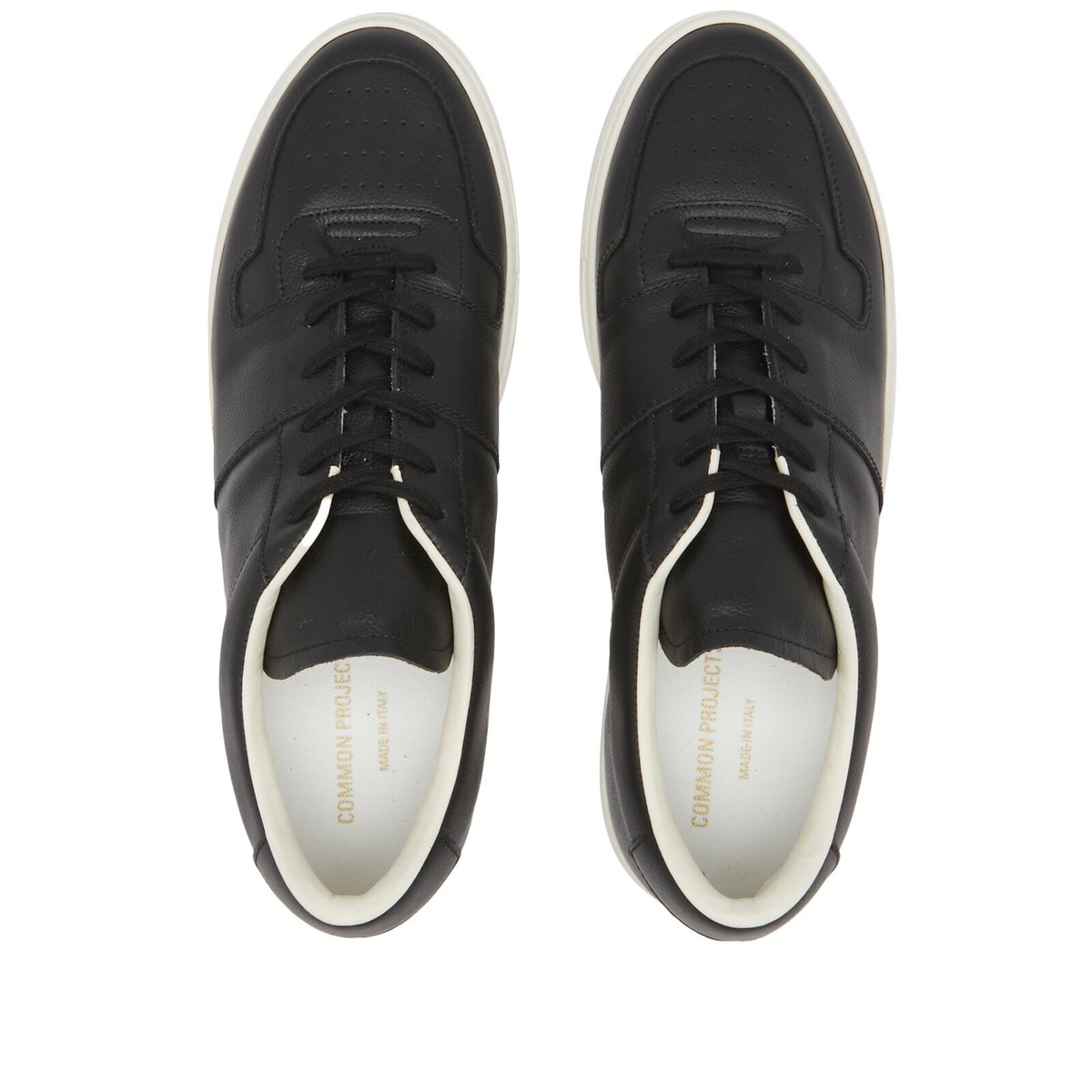 Common Projects Men's Decades Low Sneakers in Black Common Projects