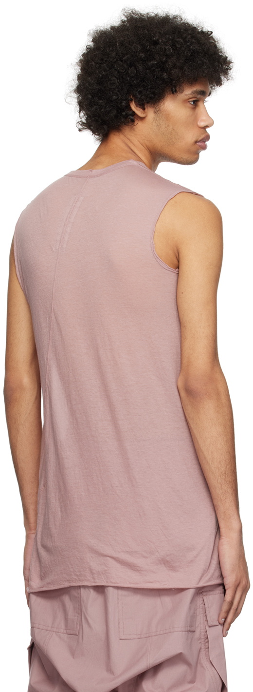 Rick Owens Pink Basic Tank Top Rick Owens
