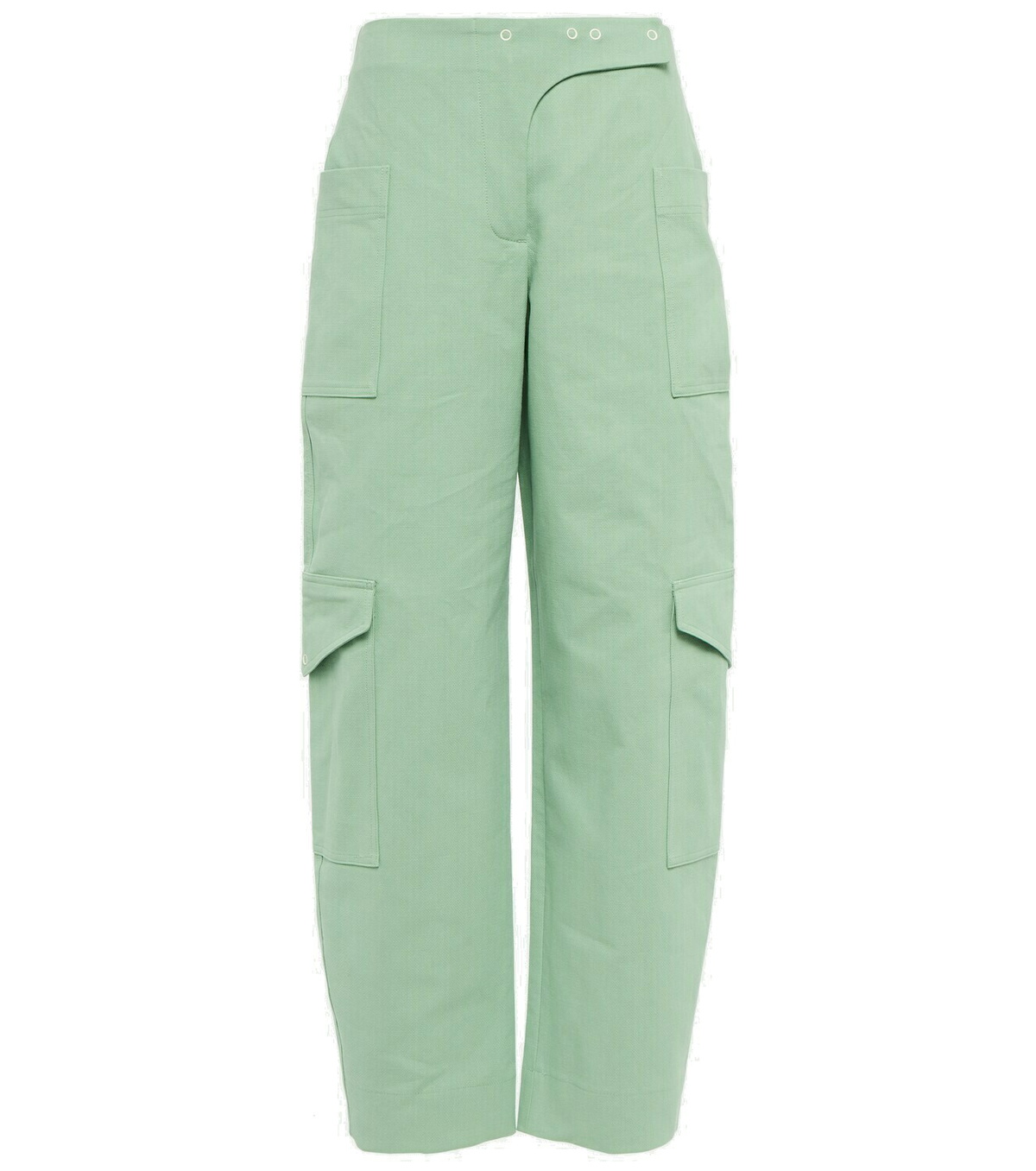 Ganni - Cotton canvas cargo pants GANNI