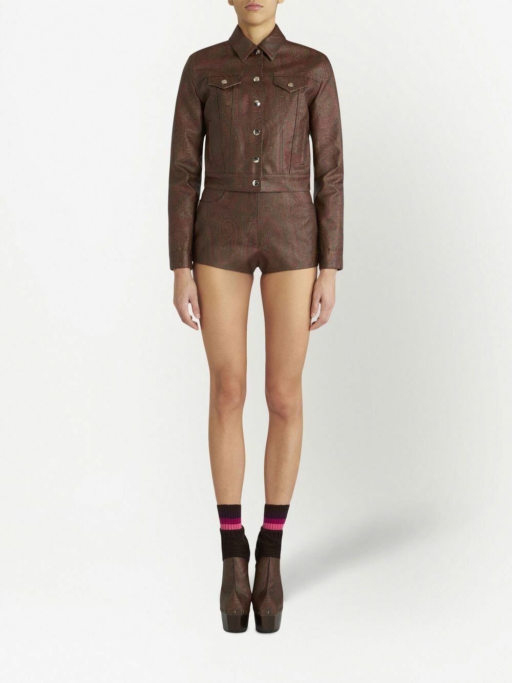 ETRO - Paisley Print Cropped Jacket Etro