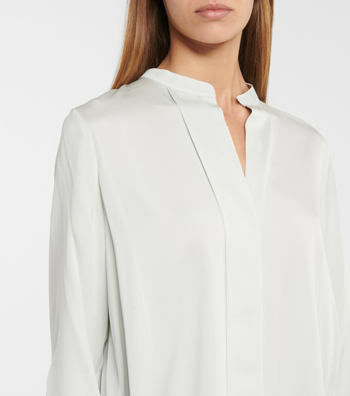 Vince - Stretch-silk satin blouse Vince
