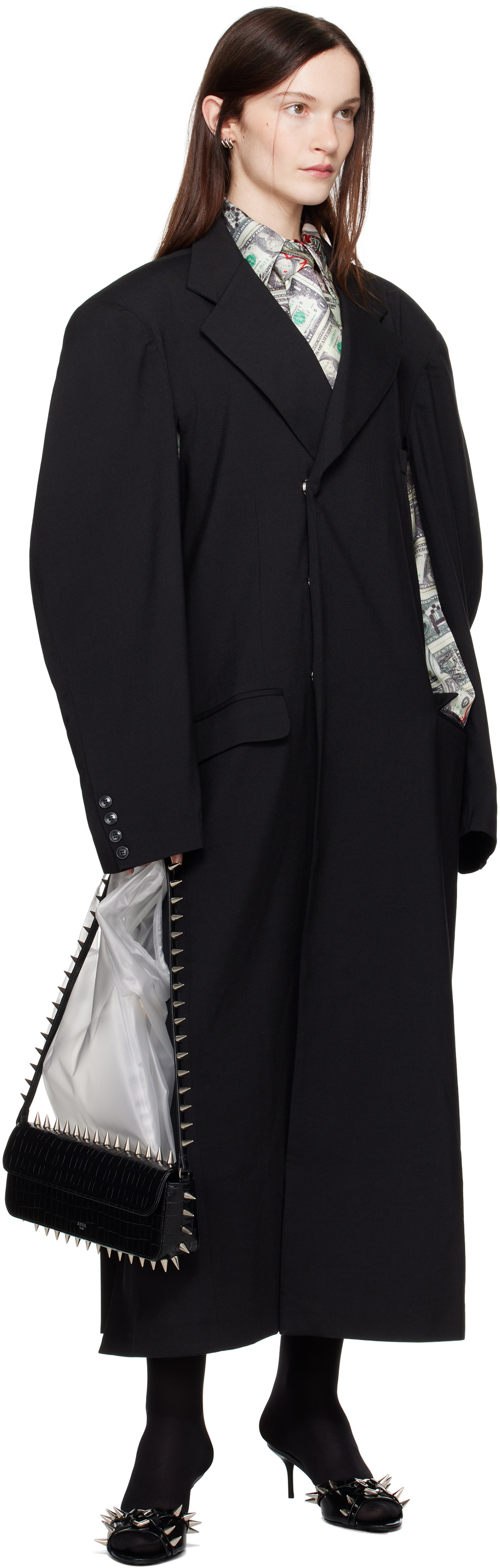 ABRA Black Blazer Coat ABRA