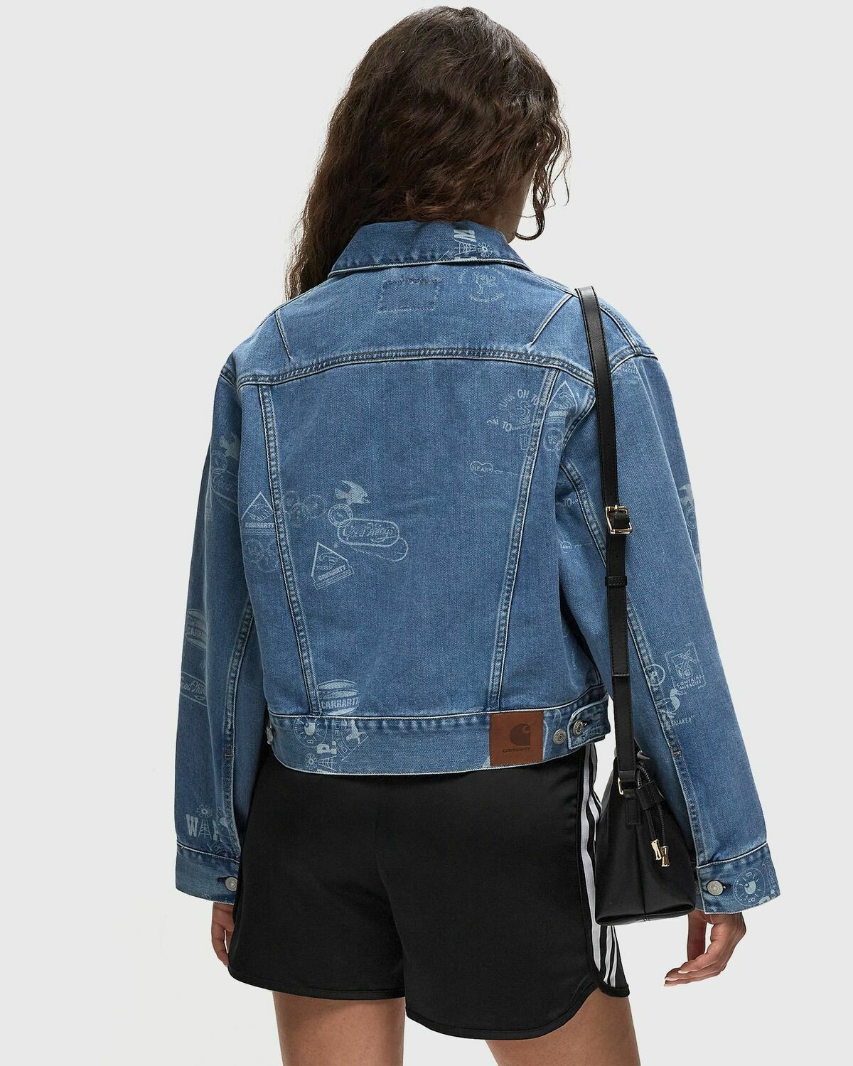 Carhartt Wip Stamp Jacket Blue Denim Jackets Carhartt WIP
