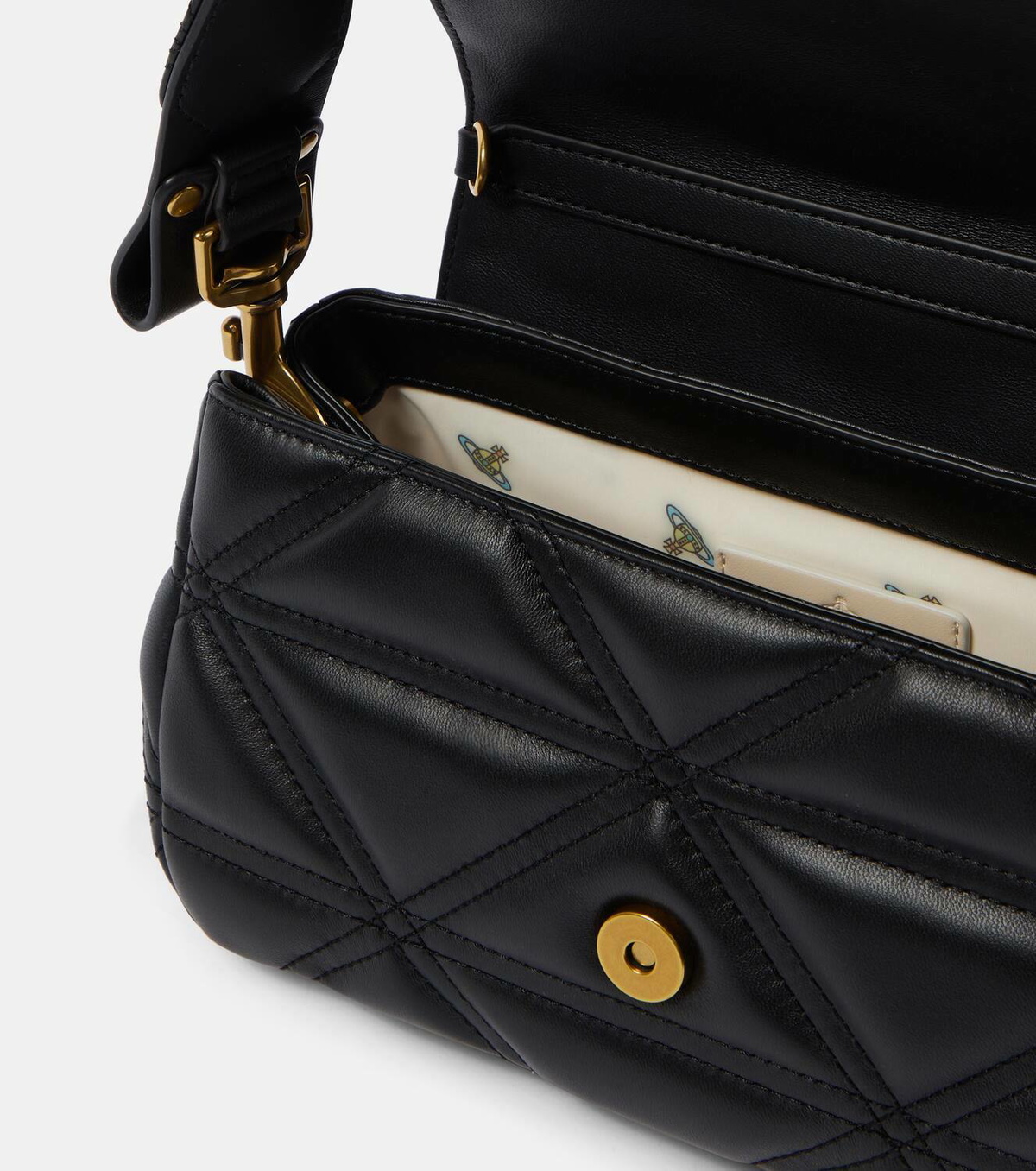 Vivienne Westwood Hazel Medium quilted leather shoulder bag Vivienne Westwood