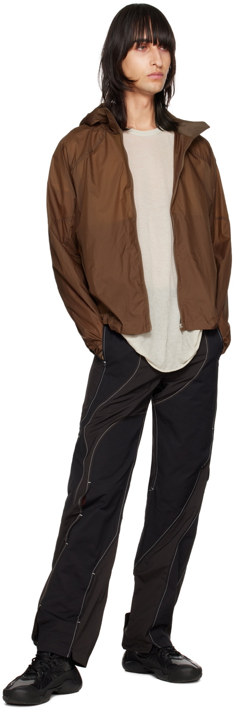 Post Archive Faction (PAF) Brown Technical Right Jacket Post Archive ...