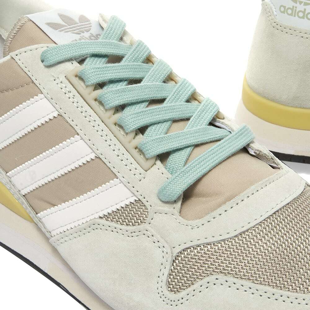 Adidas Men's ZX 500 Sneakers in Linen Green/Crystal White adidas
