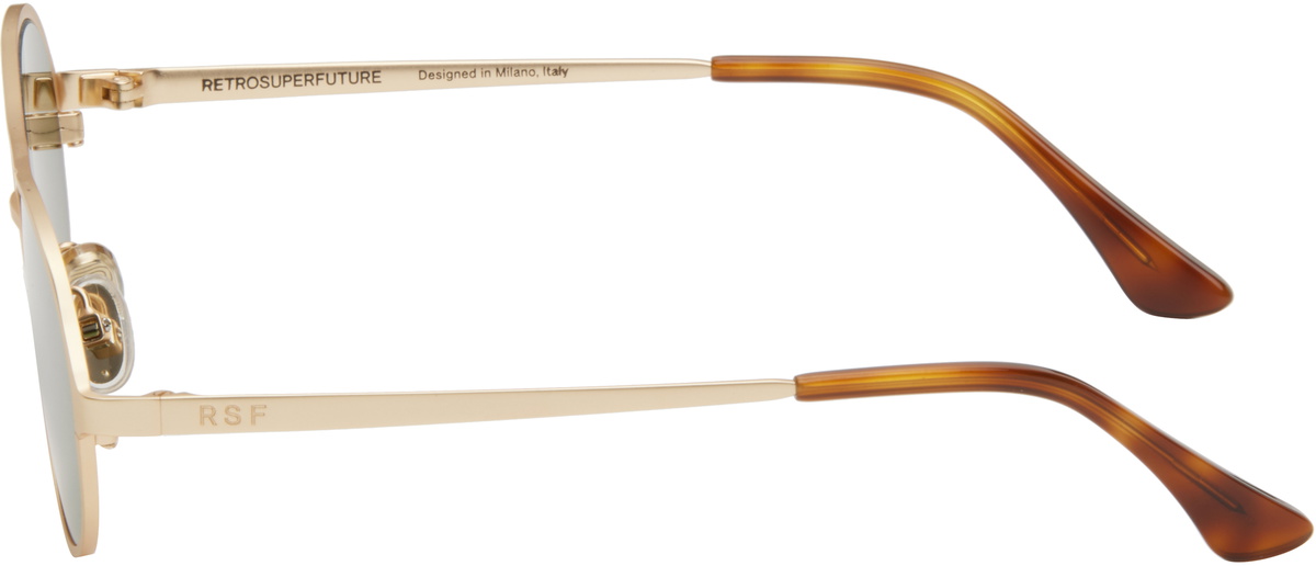 RETROSUPERFUTURE Gold Bird Sunglasses RETROSUPERFUTURE