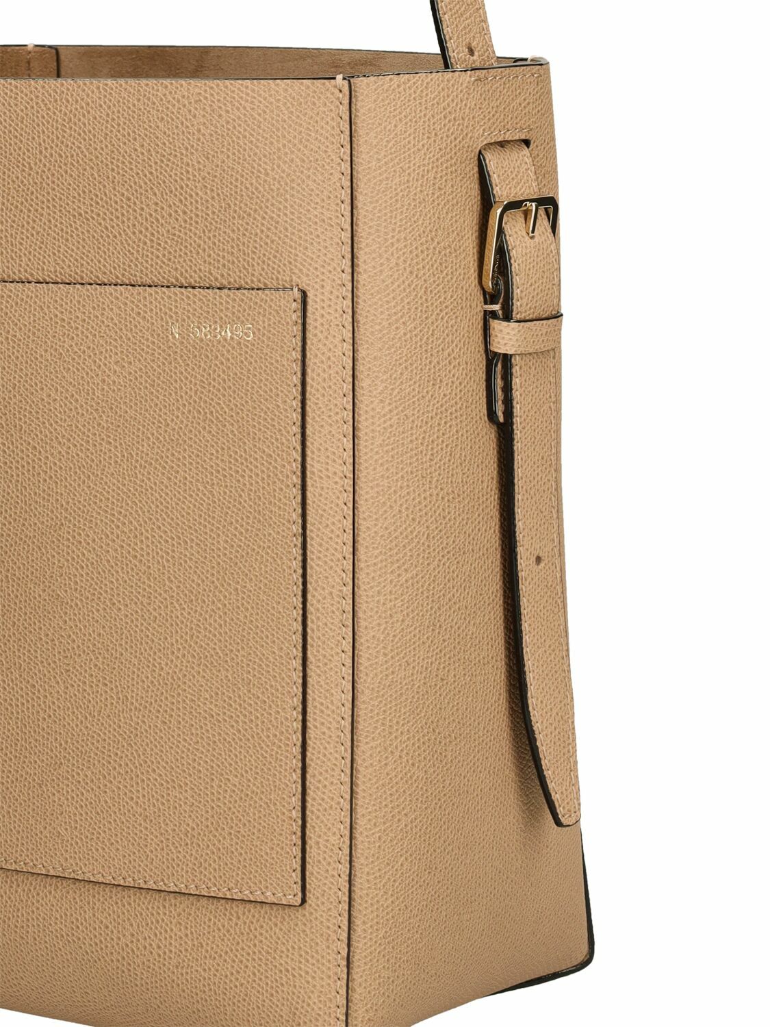VALEXTRA - Small Bucket Soft Grain Leather Tote Bag Valextra