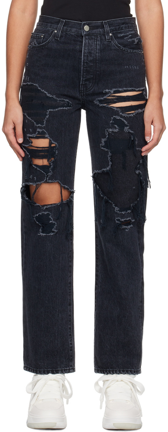 AMIRI Black Distressed Jeans Amiri