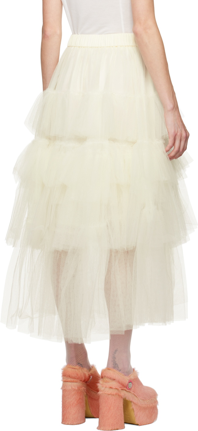 Simone Rocha Off-White Tutu Maxi Skirt Simone Rocha