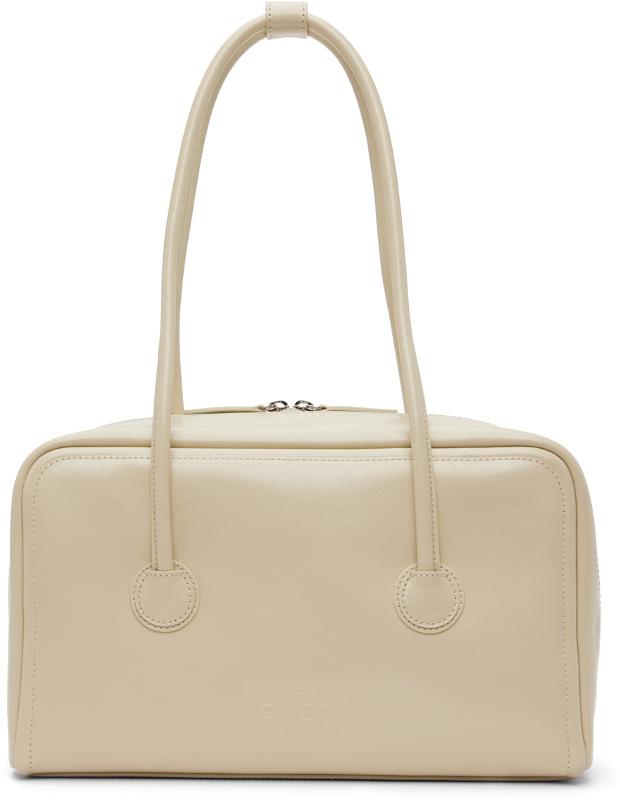 Marge Sherwood Beige Soft Boston Bag Marge Sherwood
