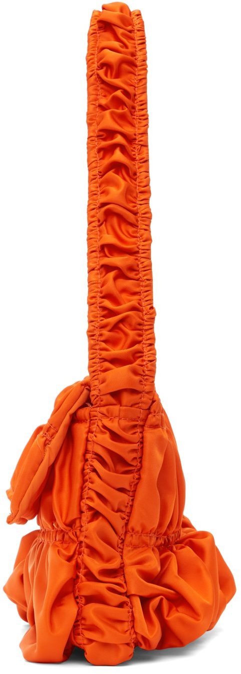 Molly Goddard Orange Bumpy Baguette Shoulder Bag Molly Goddard