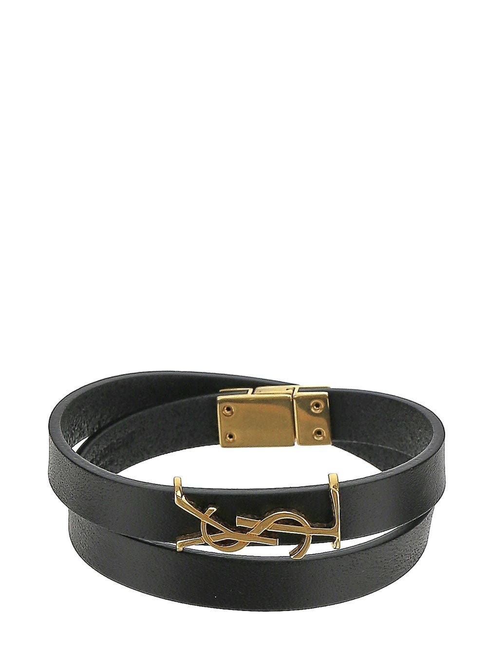 Saint Laurent Black Barcelet Saint Laurent