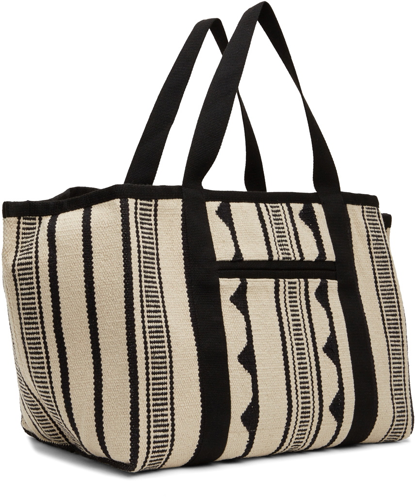 Isabel Marant Off-White & Black Warden Tote Bag Isabel Marant