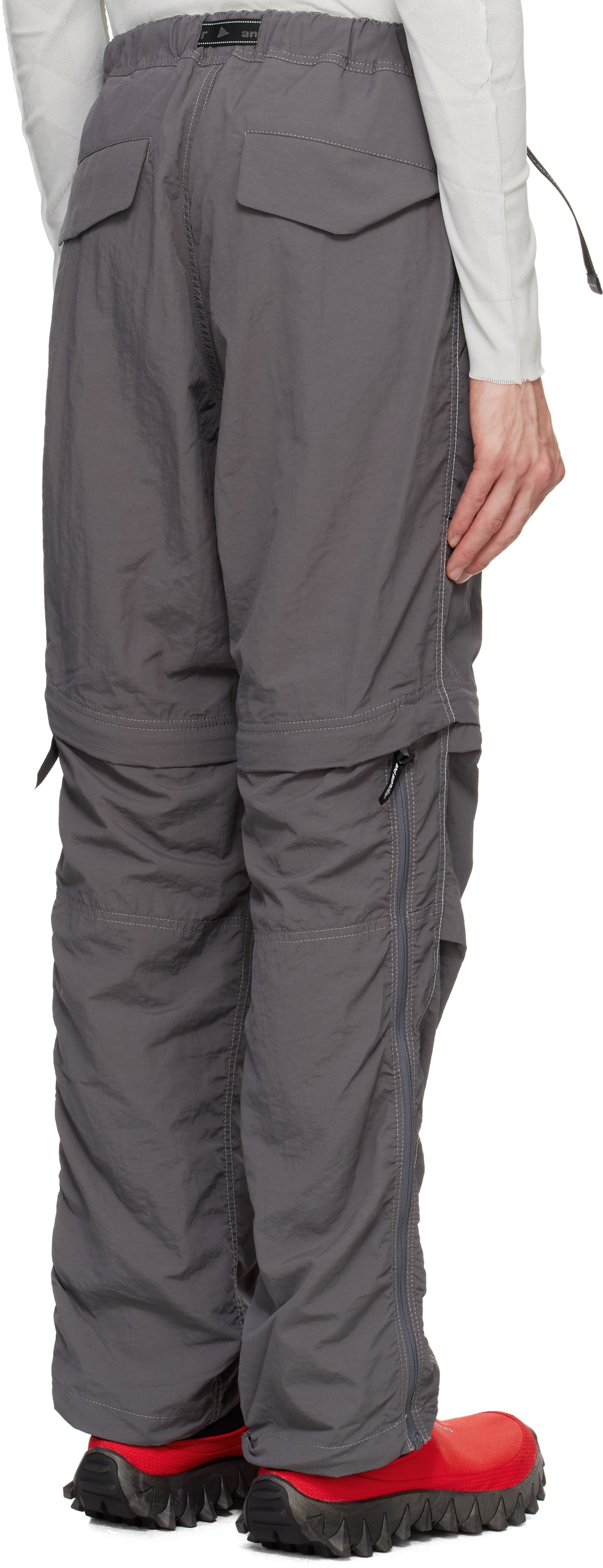 and wander Gray NY Taffeta 2Way Cargo Pants and Wander