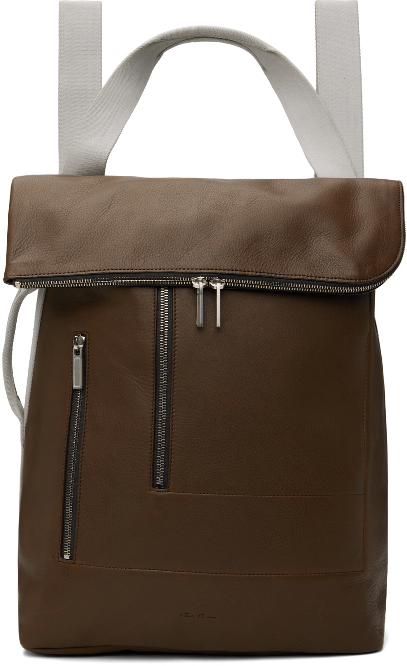 Rick Owens Brown Porterville Cargo Backpack Rick Owens