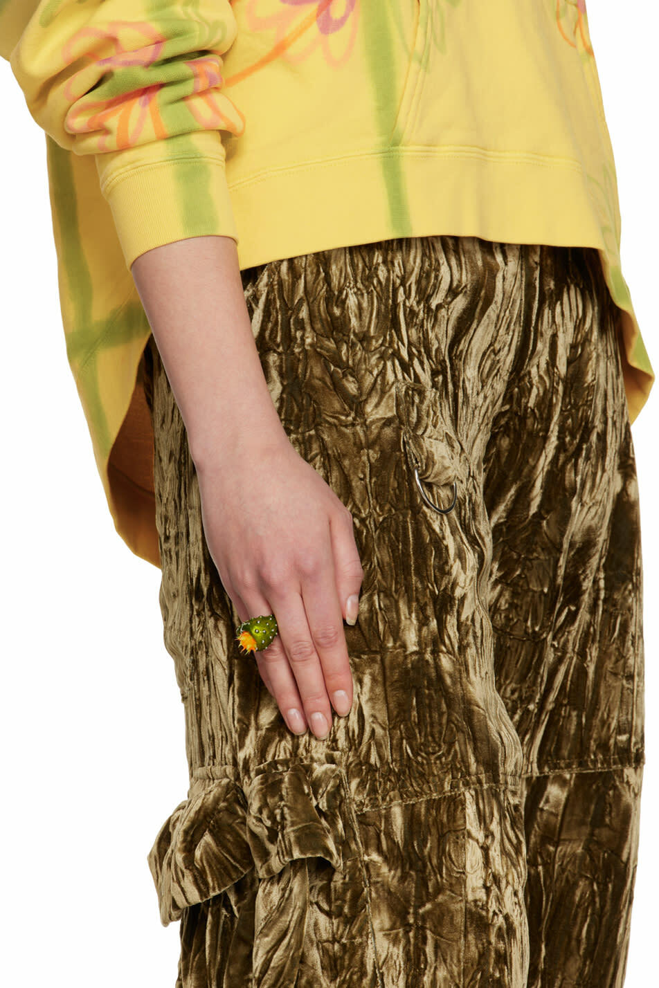 Collina Strada Green Candy Pod Ring Collina Strada