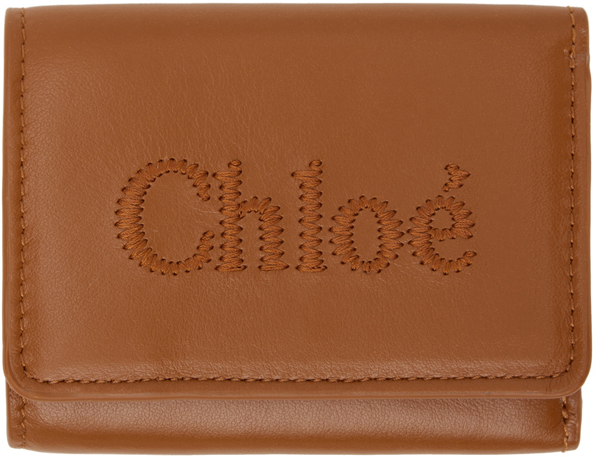 Chloé Brown Small Sense Wallet Chloe