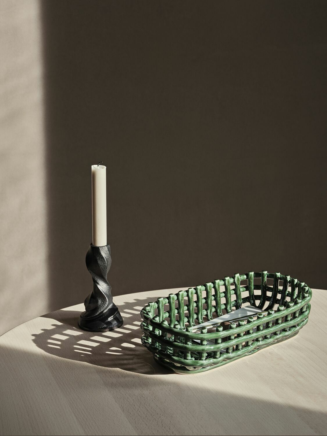 FERM LIVING Oval Ceramic Basket ferm LIVING