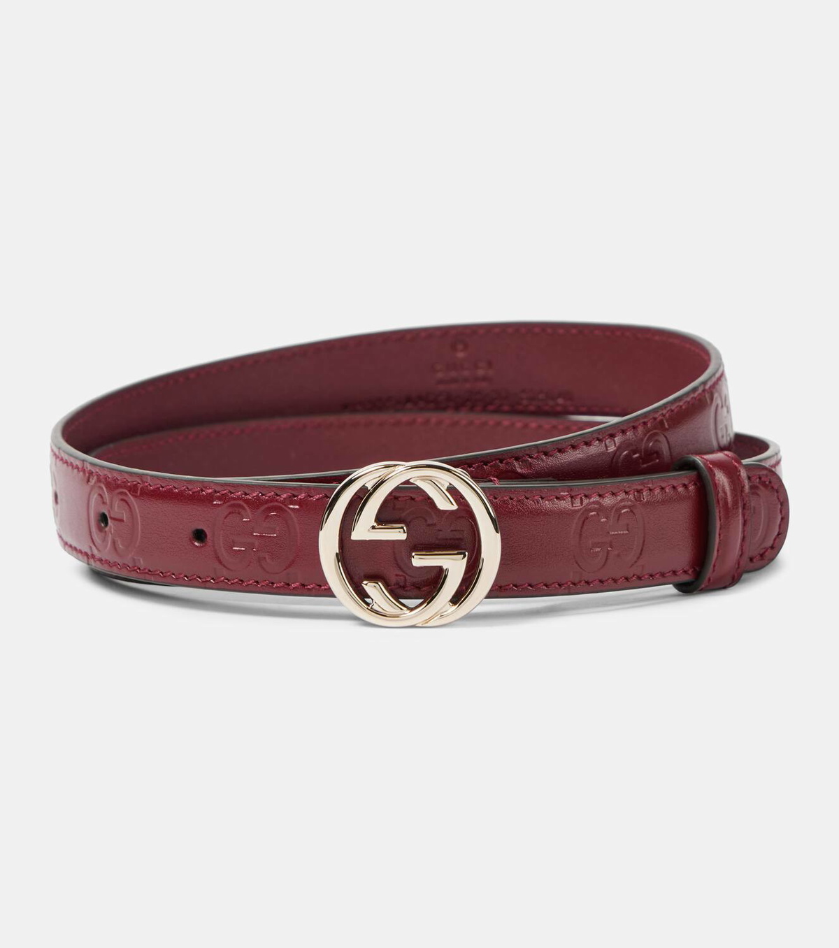 Gucci Interlocking G leather belt Gucci