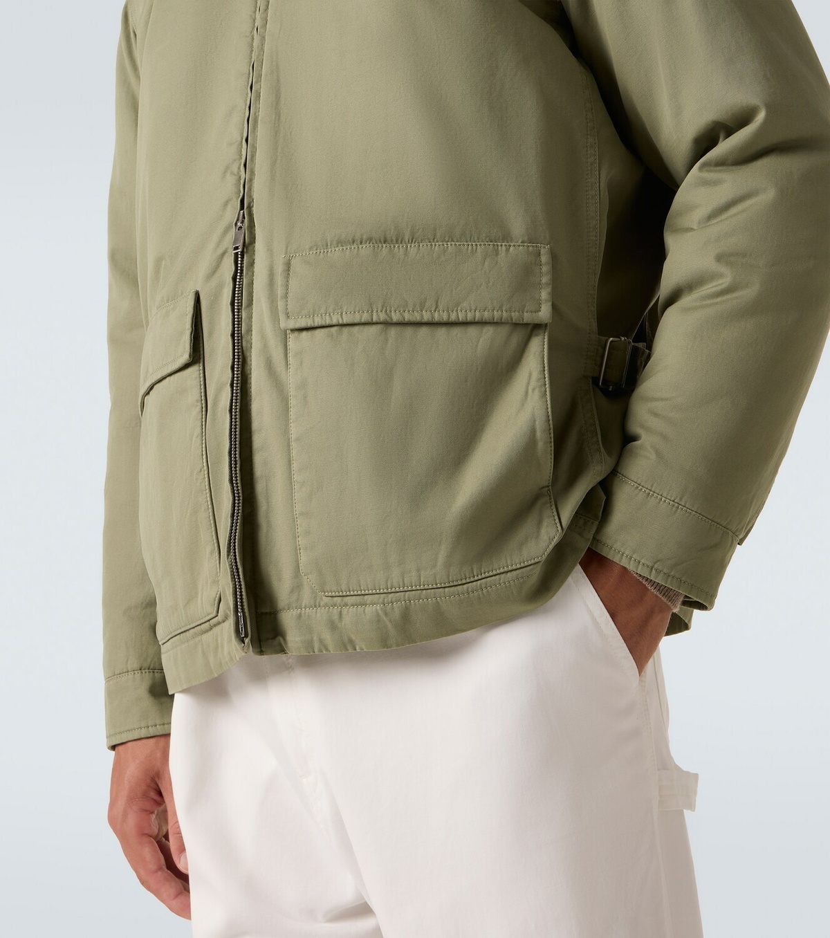 The Row Justo gabardine down field jacket The Row