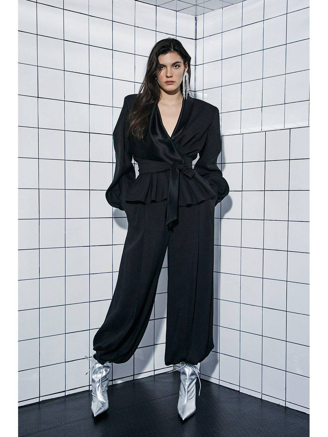 ALEXANDRE VAUTHIER High Waist Wool Balloon Pants Alexandre Vauthier