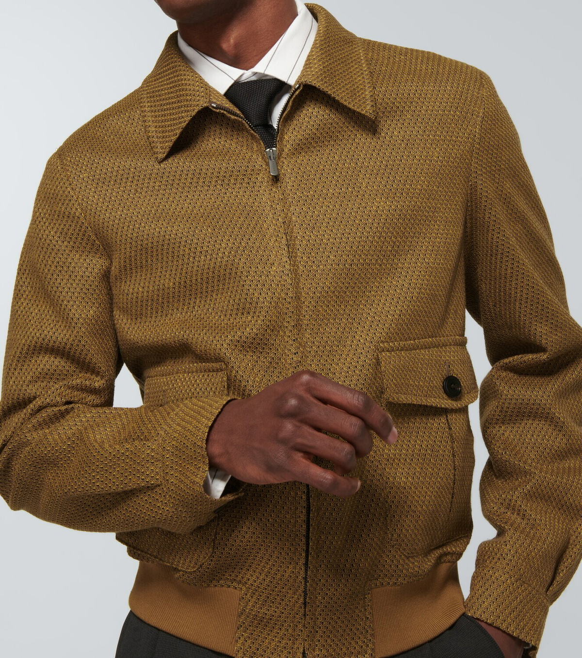 Lardini - Structured blouson jacket Lardini