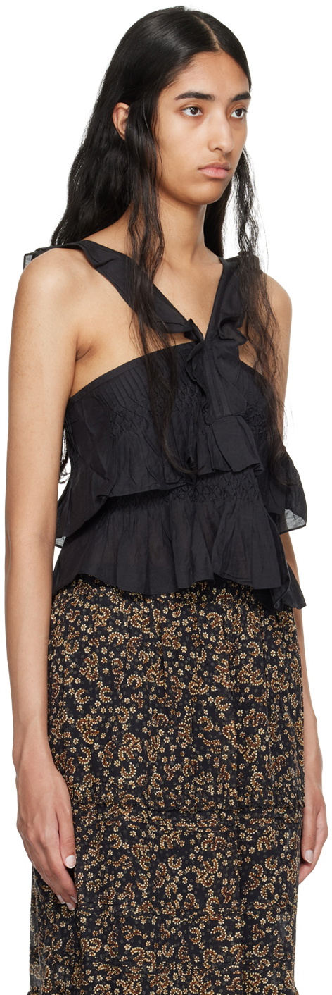 Isabel Marant Etoile Black Daren Camisole Isabel Marant Etoile