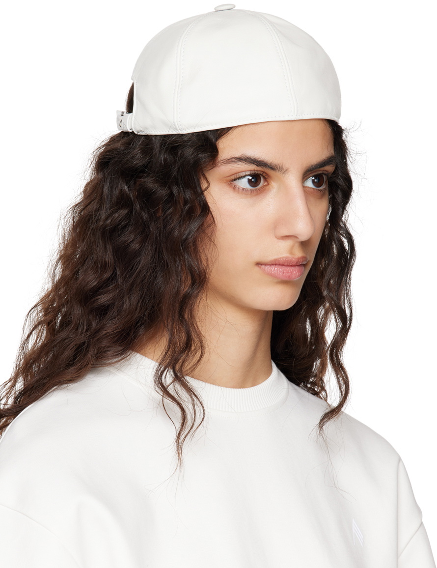 The Attico White Docker Cap The Attico