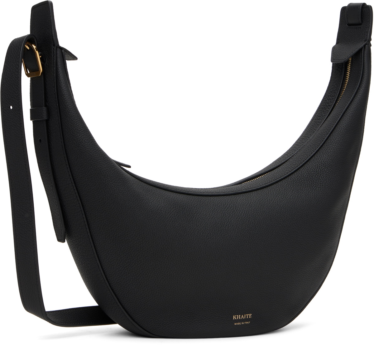 KHAITE Black Small Augustina Crossbody Bag Khaite