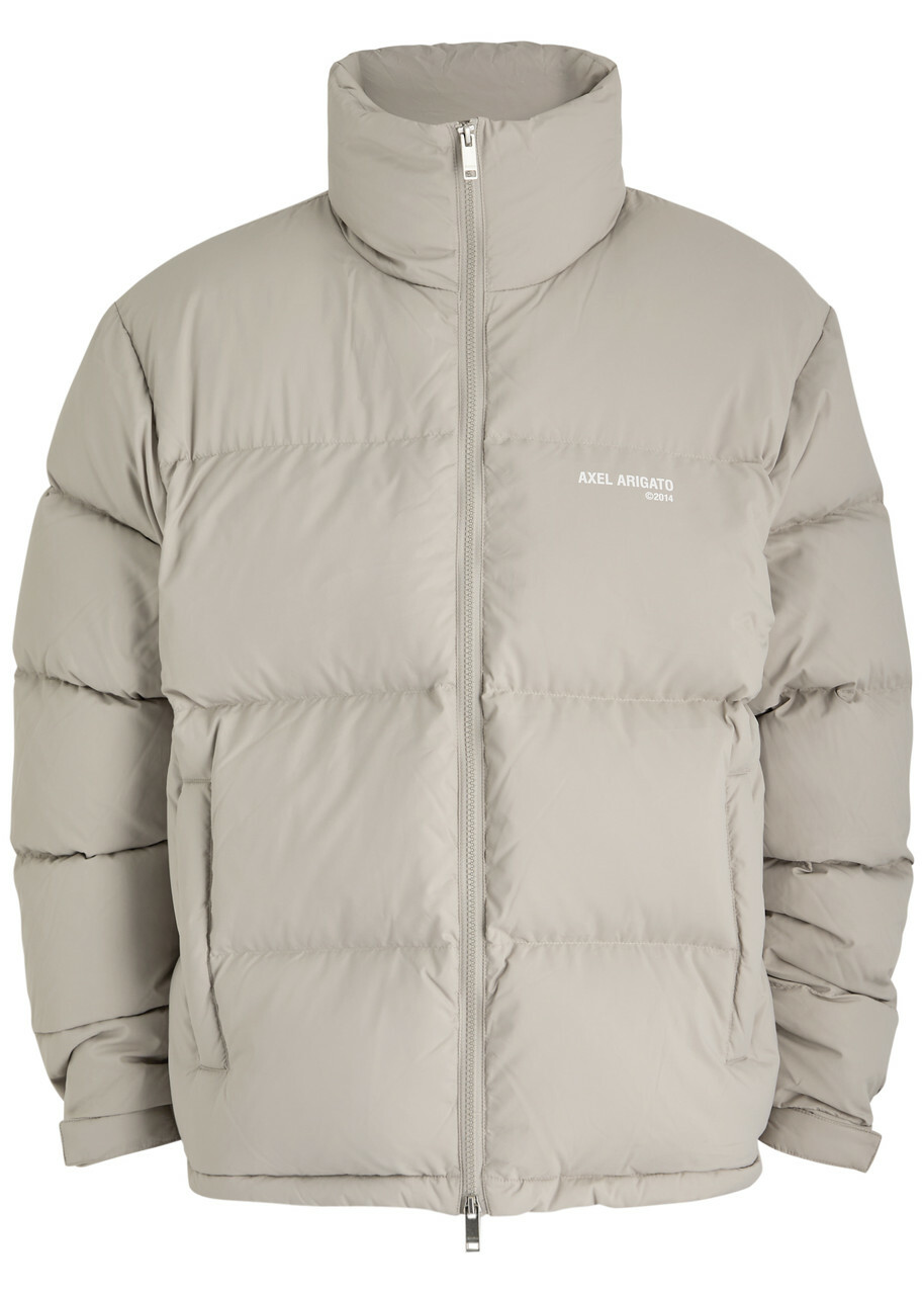 Axel Arigato Observer Quilted Shell Jacket Stone Axel Arigato