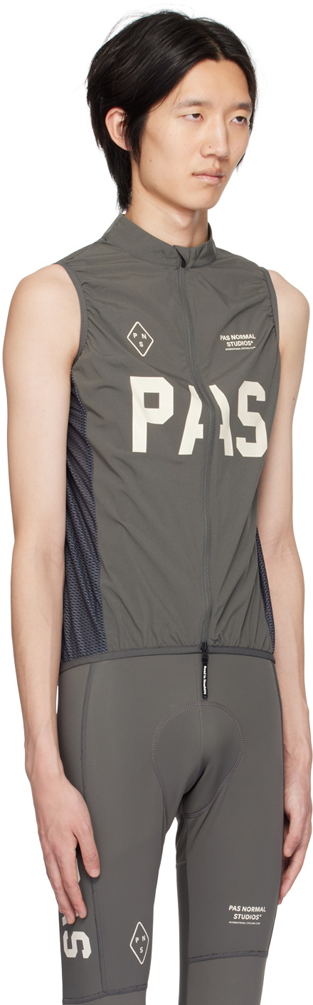 Pas Normal Studios Gray Stow Away Vest Pas Normal Studios