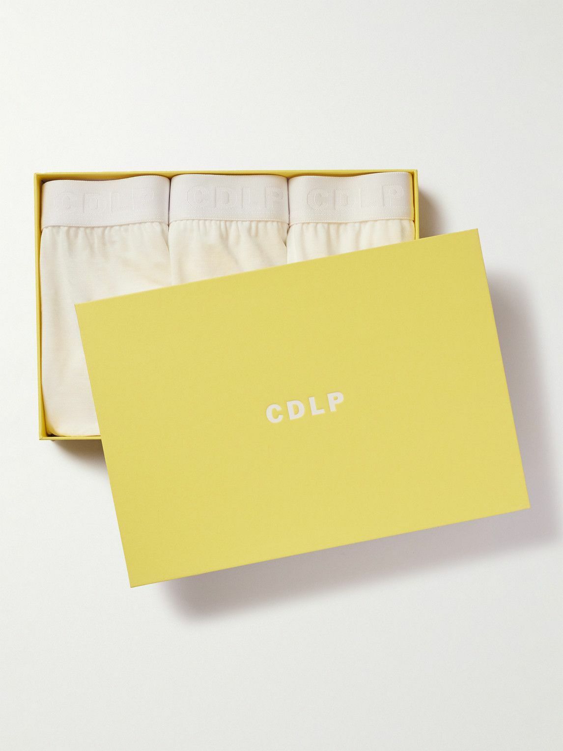 CDLP - Three-Pack Stretch-Lyocell Briefs - White CDLP