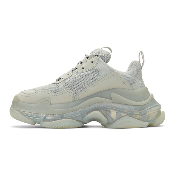 Balenciaga Grey Triple S Sneakers Balenciaga