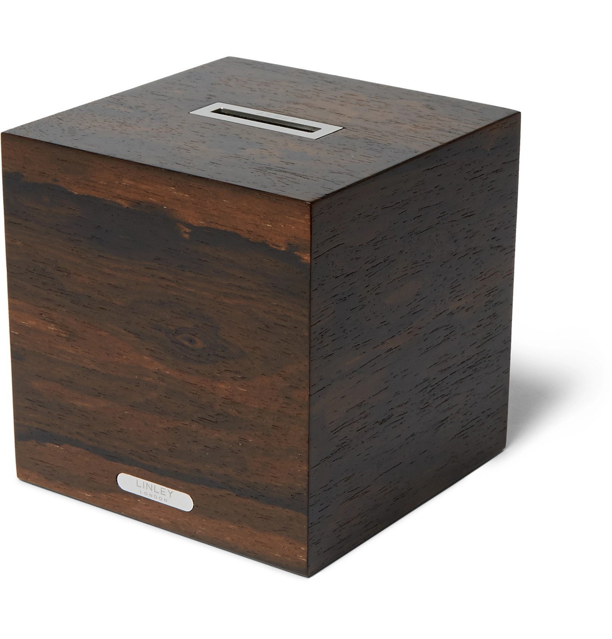 Linley - Rainy Day Wooden Money Box - Brown Linley