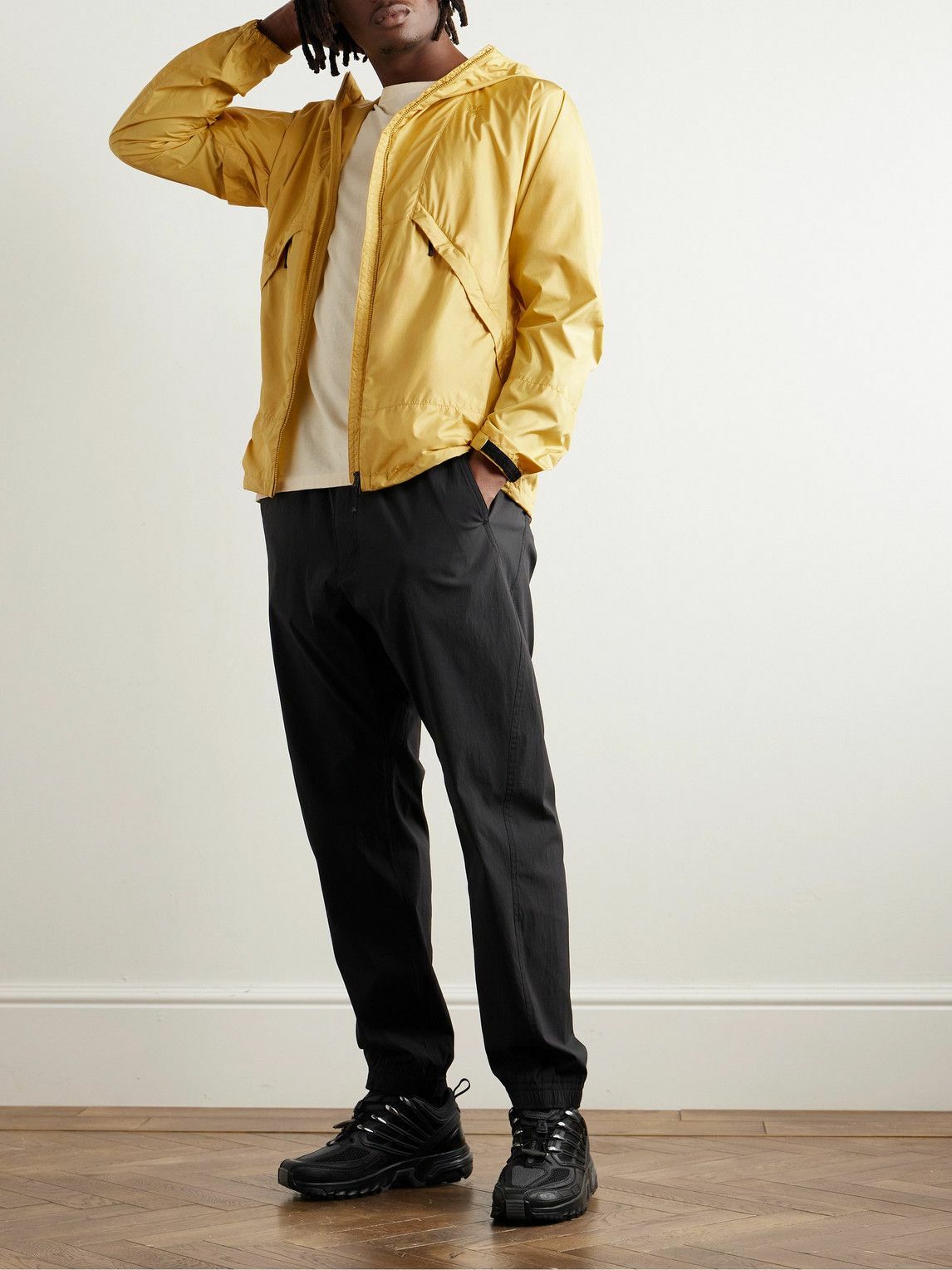 Goldwin - Ripstop Hooded Jacket - Yellow Goldwin