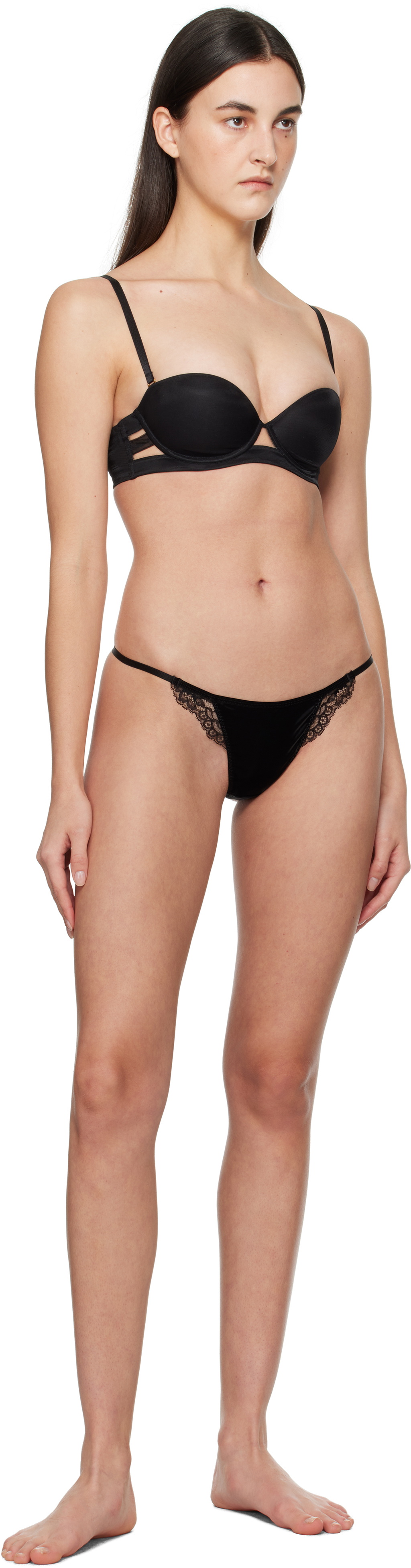 Agent Provocateur Black Lucky Bra Agent Provocateur