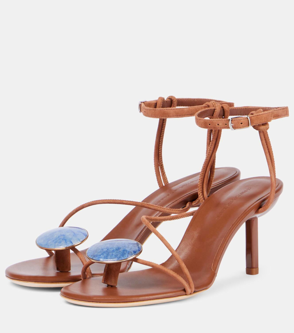 Christopher Esber Doma 70 embellished leather sandals Christopher Esber