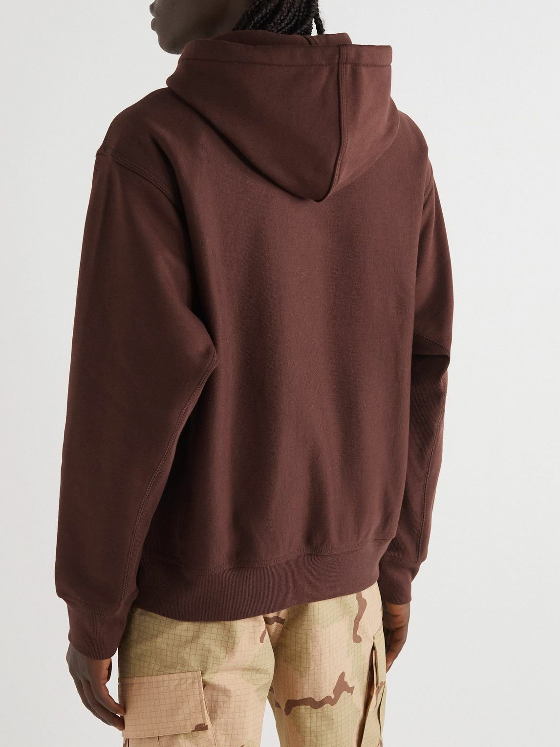 Carhartt WIP - American Script Logo-Embroidered Cotton-Blend Jersey ...