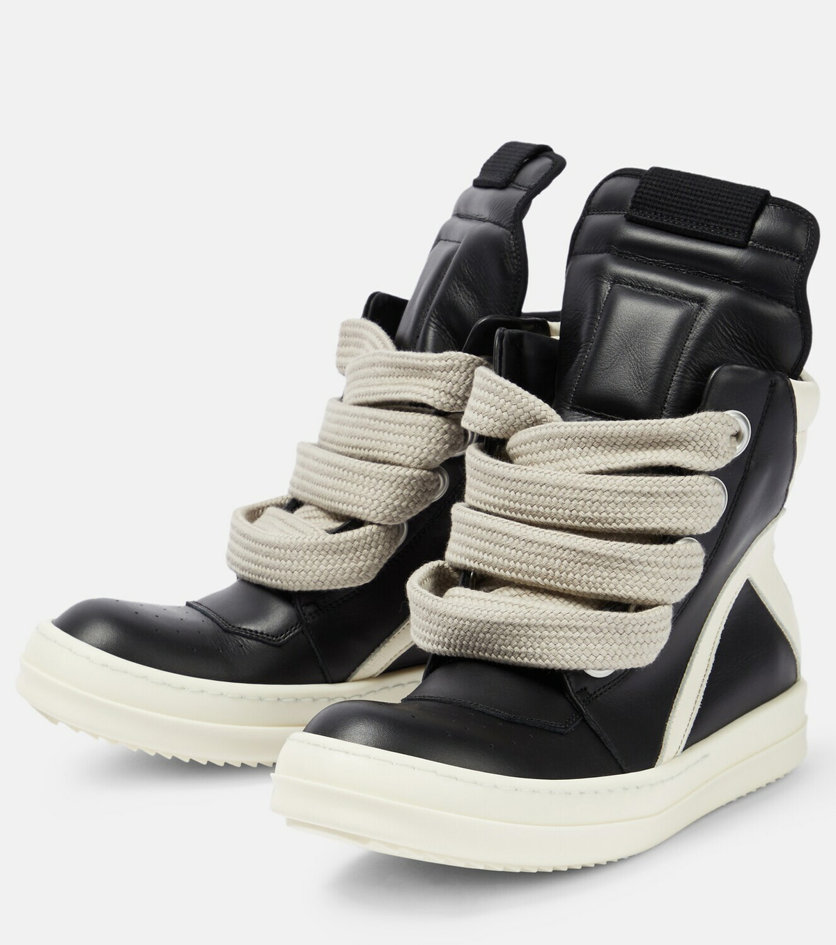 Rick Owens - Goebasket Jumbo leather sneakers Rick Owens