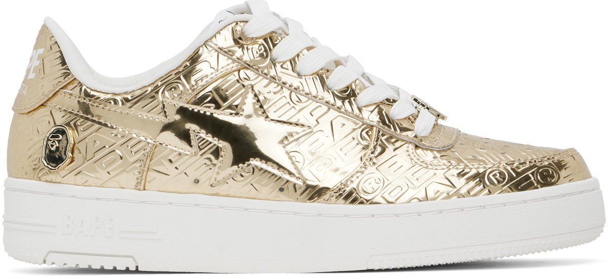 BAPE Gold BAPE STA #5 Sneakers A Bathing Ape