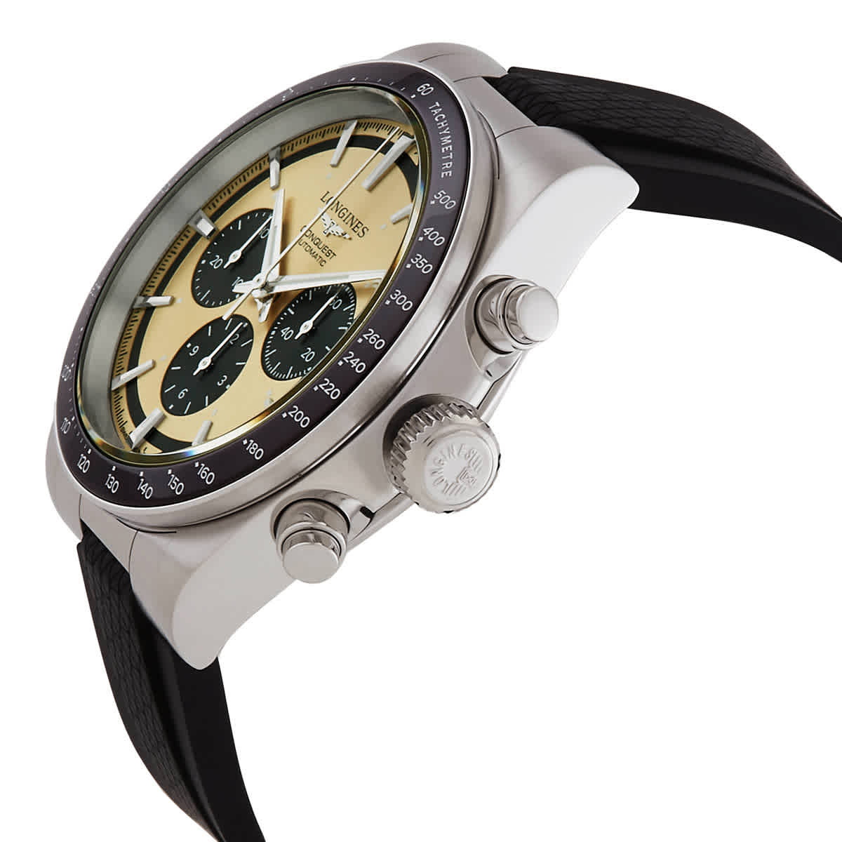 Longines Conquest Chronograph Automatic Bronze Dial Mens Watch ...