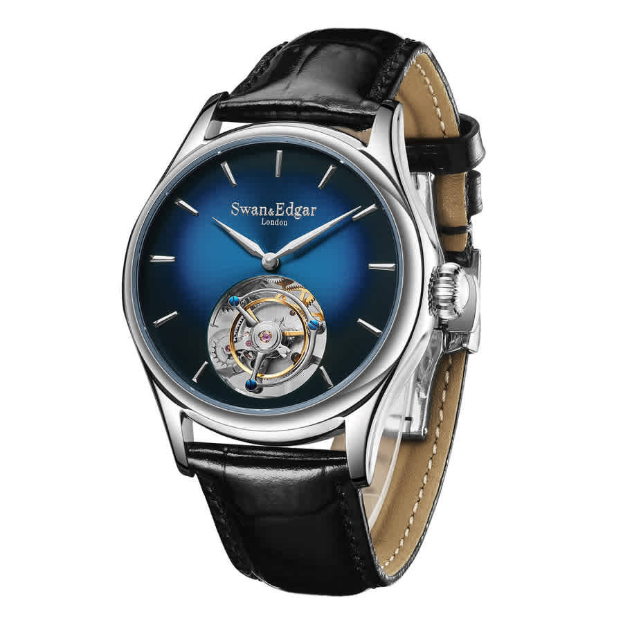 Swan & Edgar Tourbillon Blue Dial Mens Watch SE0070T Swan & Edgar