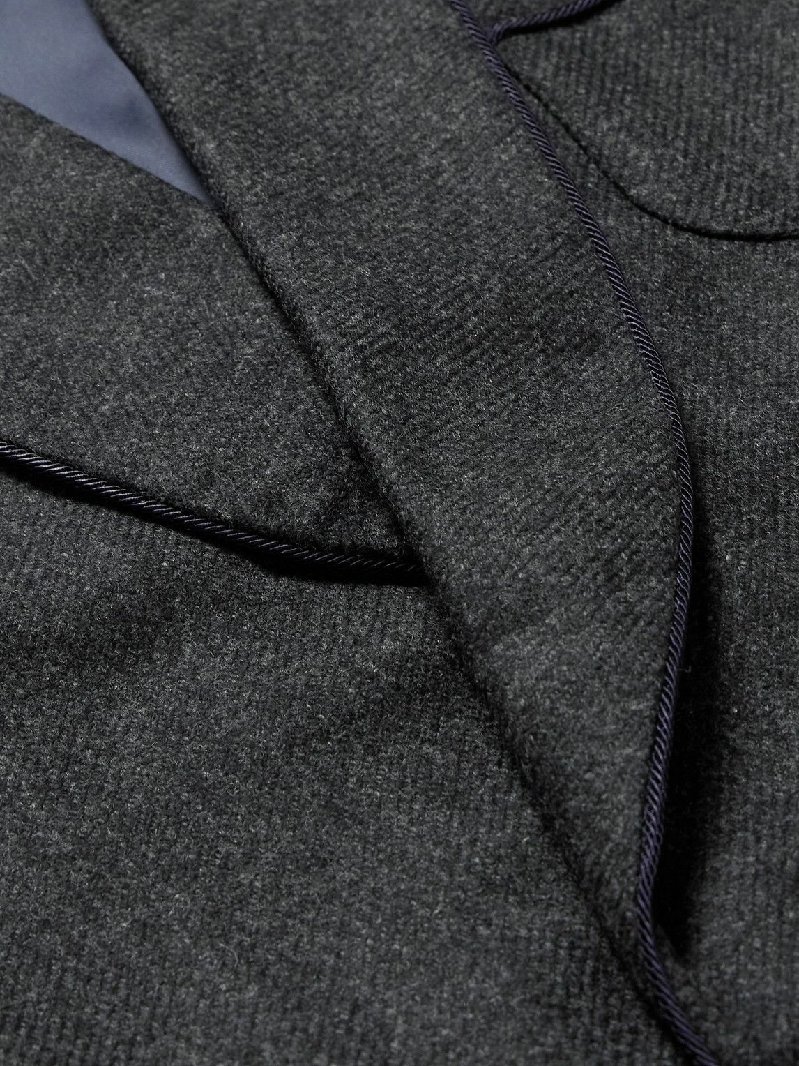 Rubinacci - Wool and Cashmere-Blend Robe - Gray Rubinacci