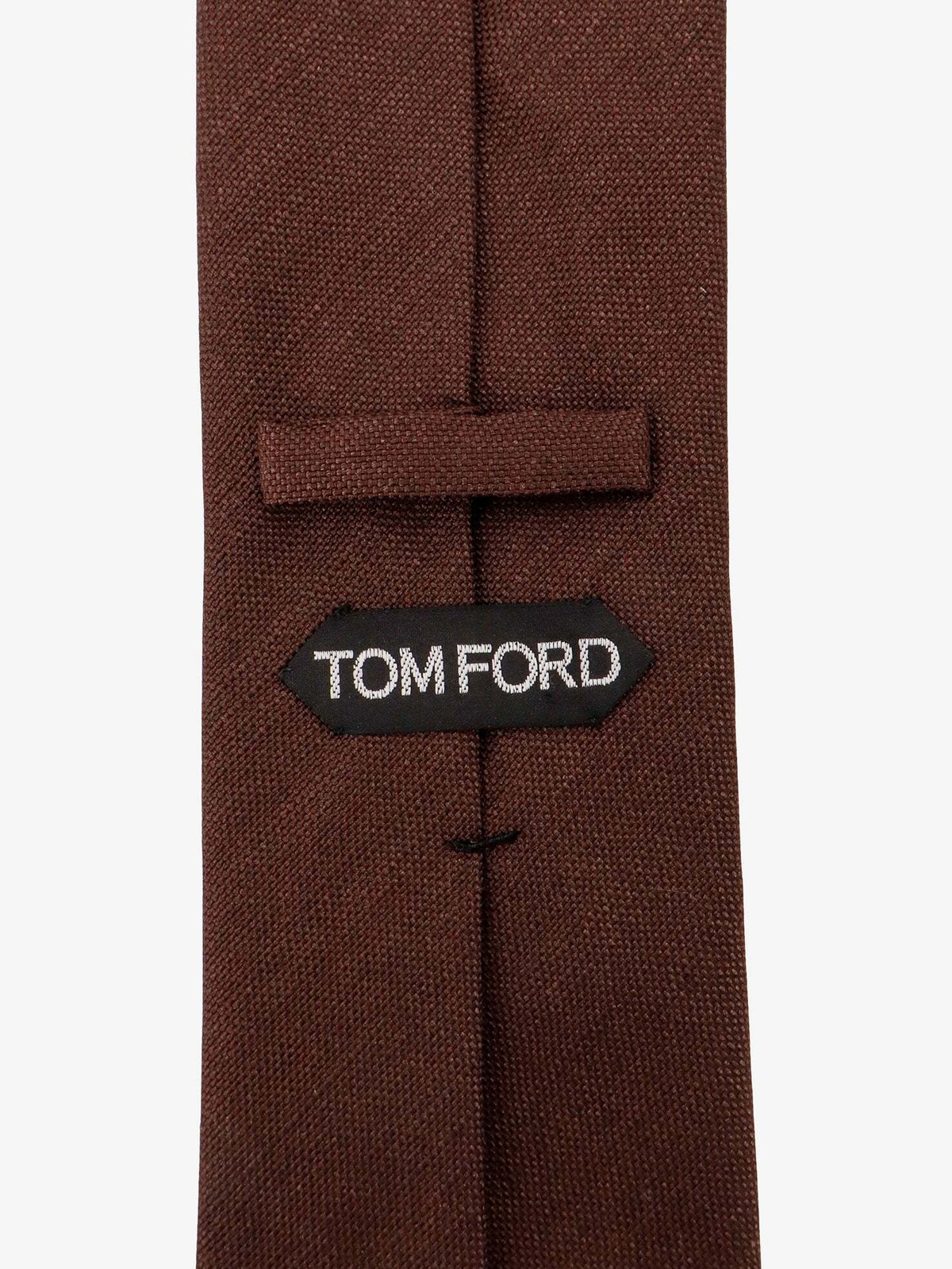 Tom Ford Tie Brown Mens TOM FORD