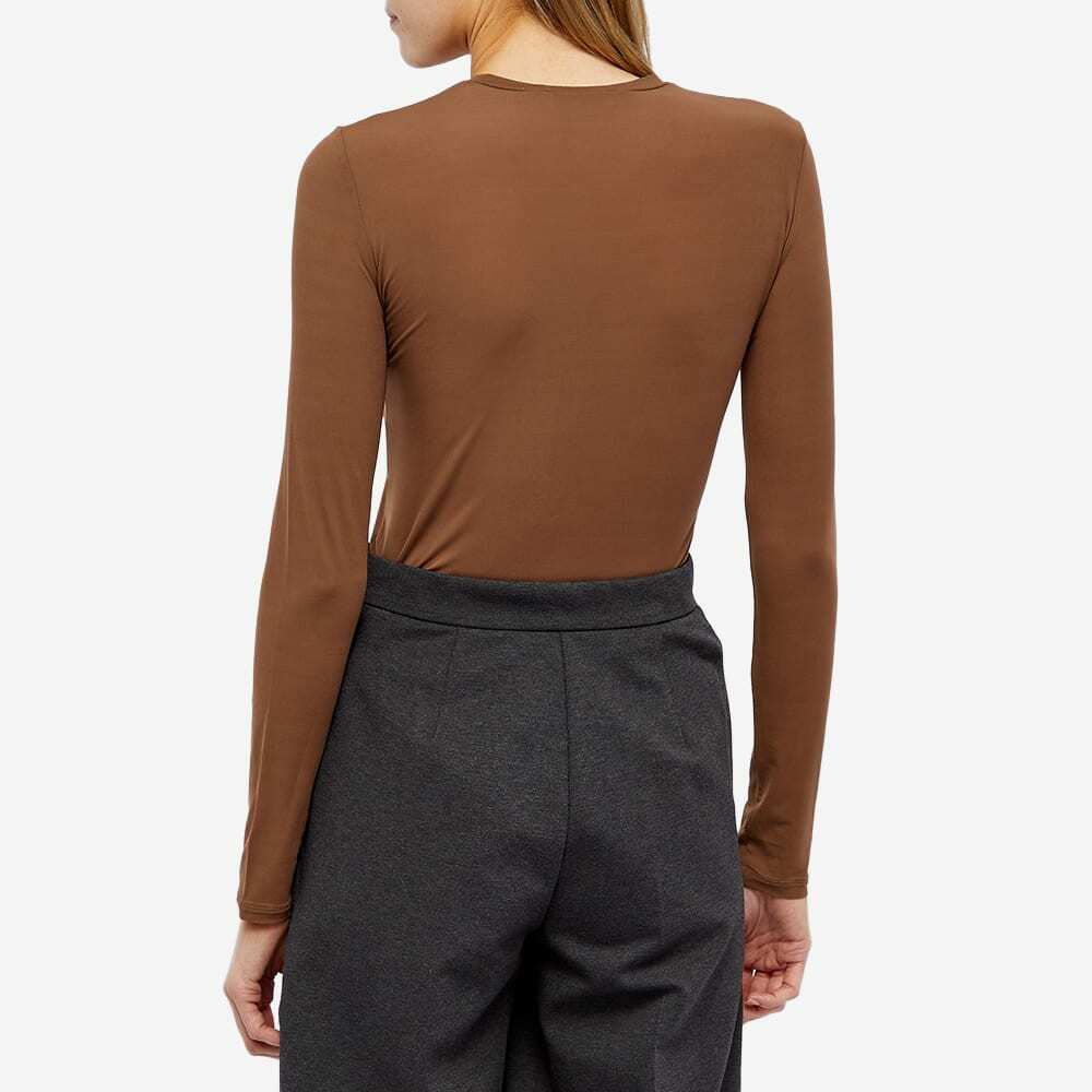 Max Mara Women's Gazza Crew Neck Top in Tobacco Max Mara