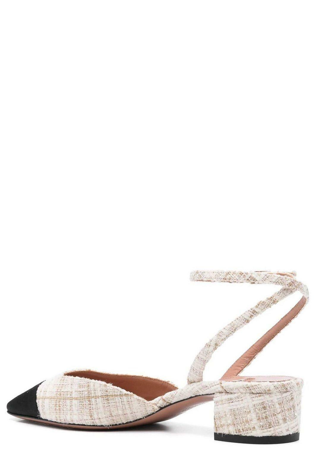Aquazzura Two-toned Square Toe Pumps Aquazzura