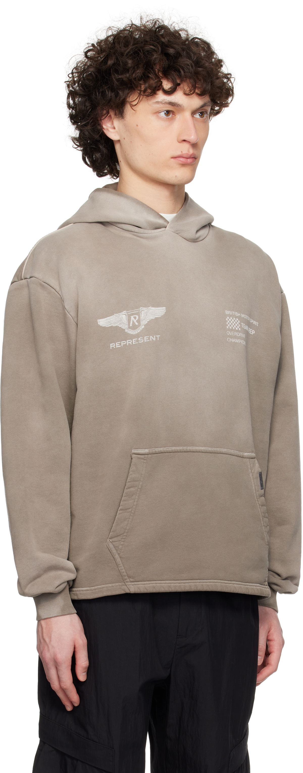 Represent Gray 'Team Rep' Hoodie Represent